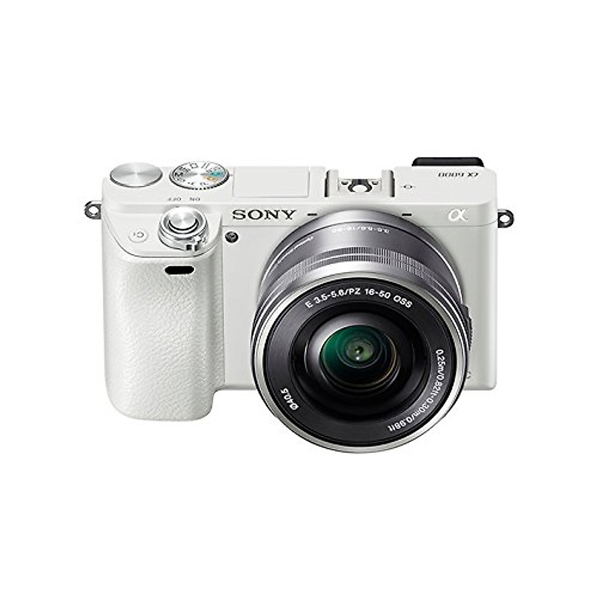Sony Alpha a6000 White Interchangeable Lens Camera with E PZ 16-50mm F3.5-5.6 OSS - International Version (No Warranty)
