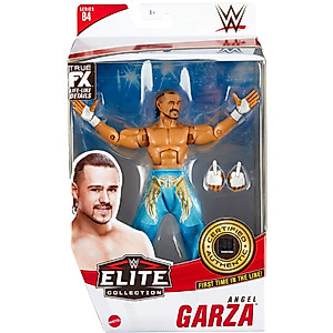 WWE Angel Garza Elite Collection Action Figure, 6-in/15.24-cm Posable Collectible Gift for WWE Fans Ages 8 Years Old & Up