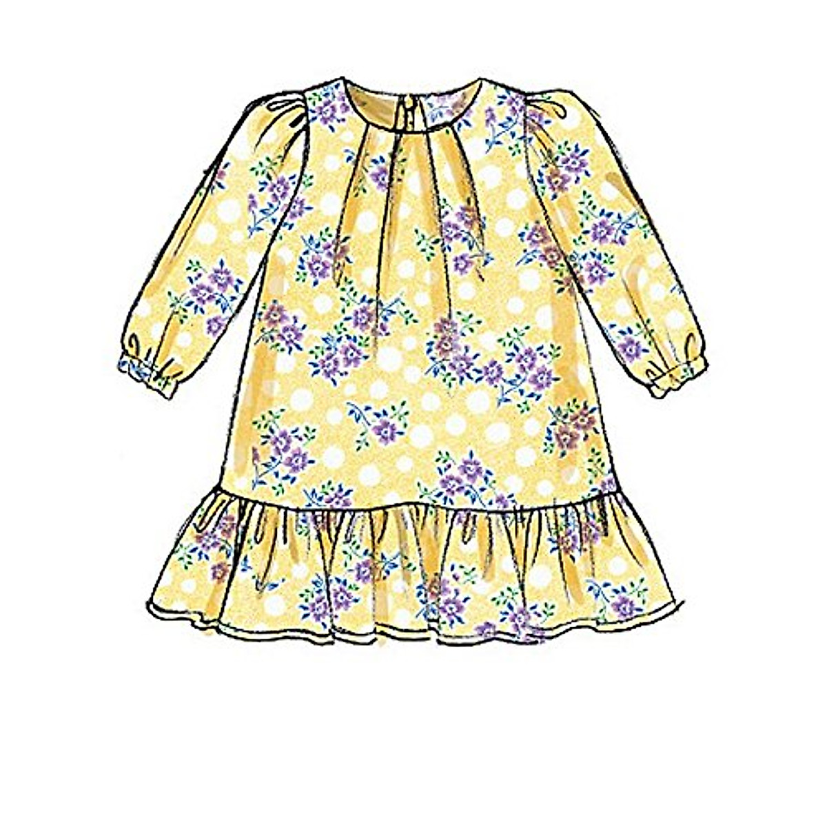 McCall's Patterns M7308 Toddlers' Tent Dresses, CCB