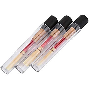 Jiayouy 3Pcs Oboe Reeds Medium Soft Oboe Reed with Plastic Storage Case/Tube Woodwind Instrument Accessories Red