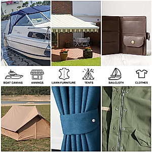 YXGOOD Heavy Duty Snap Fastener Tool, 1PCS Adjustable Snap Pliers, Fastener Pliers Tool Kit Includes 50 Sets Snaps for Boat Cover, Replacing Metal Snaps, Repairing Boat Covers, Canvas, Sewing, Tarps