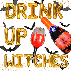 Cheers up Witches Balloons Cheers Drink Witches Party Decoration Cheers up Witches Banner Cheers Witches Sign