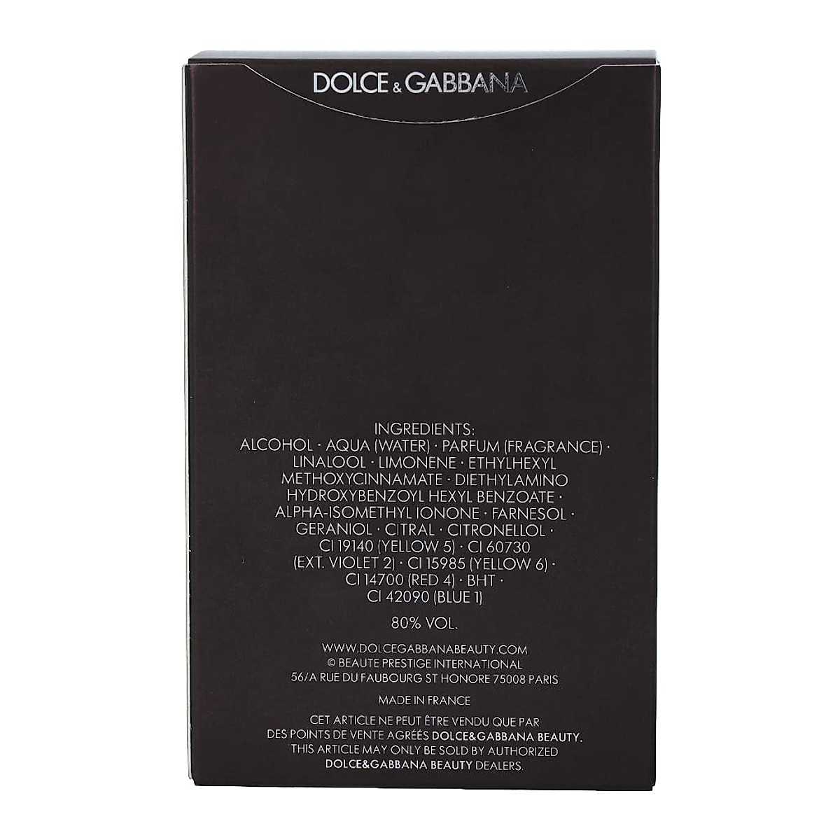 The One by Dolce & Gabbana Eau De Toilette Spray 1.6?oz/50?ml (Men)