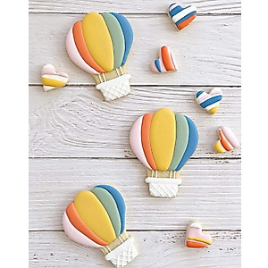 Hot Air Balloon Cookie Cutter, 4.25" Made in USA by Ann Clark