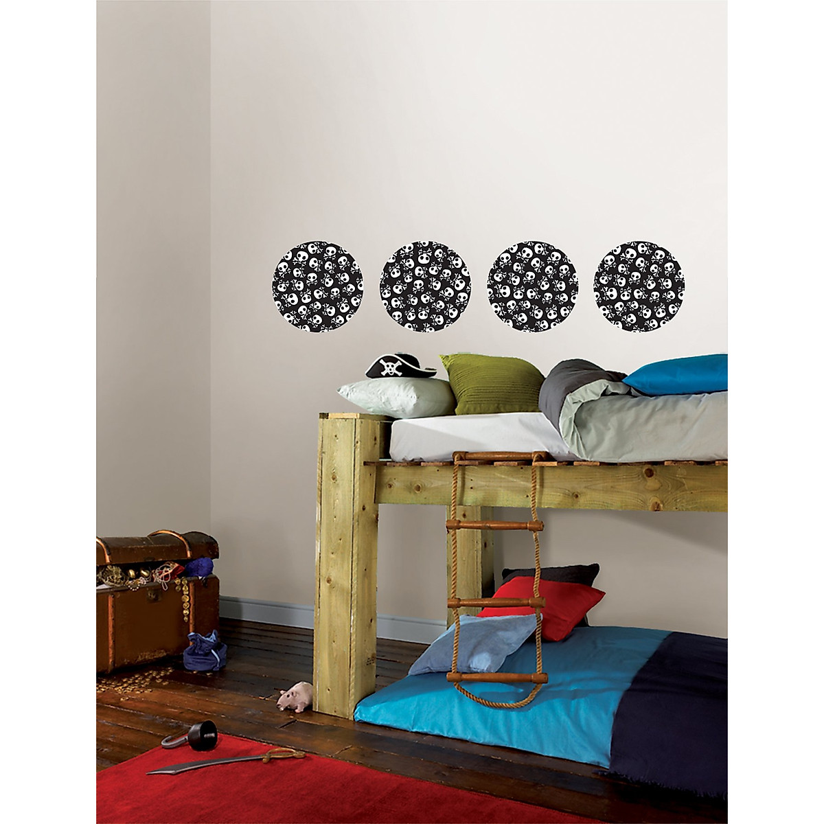 Wall Pops WPD0605 Argh Pirates Dots Wall Decals