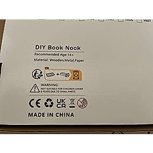 Fsolis DIY Dollhouse Miniature Kit with Furniture, 3D Wooden Miniature House with Dust Cover and Music Movement, Miniature Dolls House kit (M21)