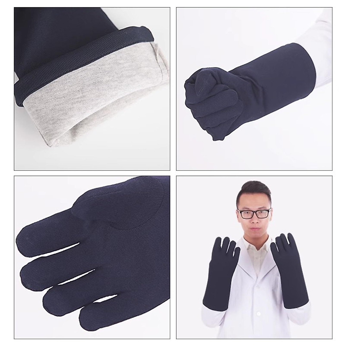 Soft Lead Gloves for Xray Protection, Radiation Resistant Lead Gloves for Pet Hospitals, Light Weight(0.5mmpb)