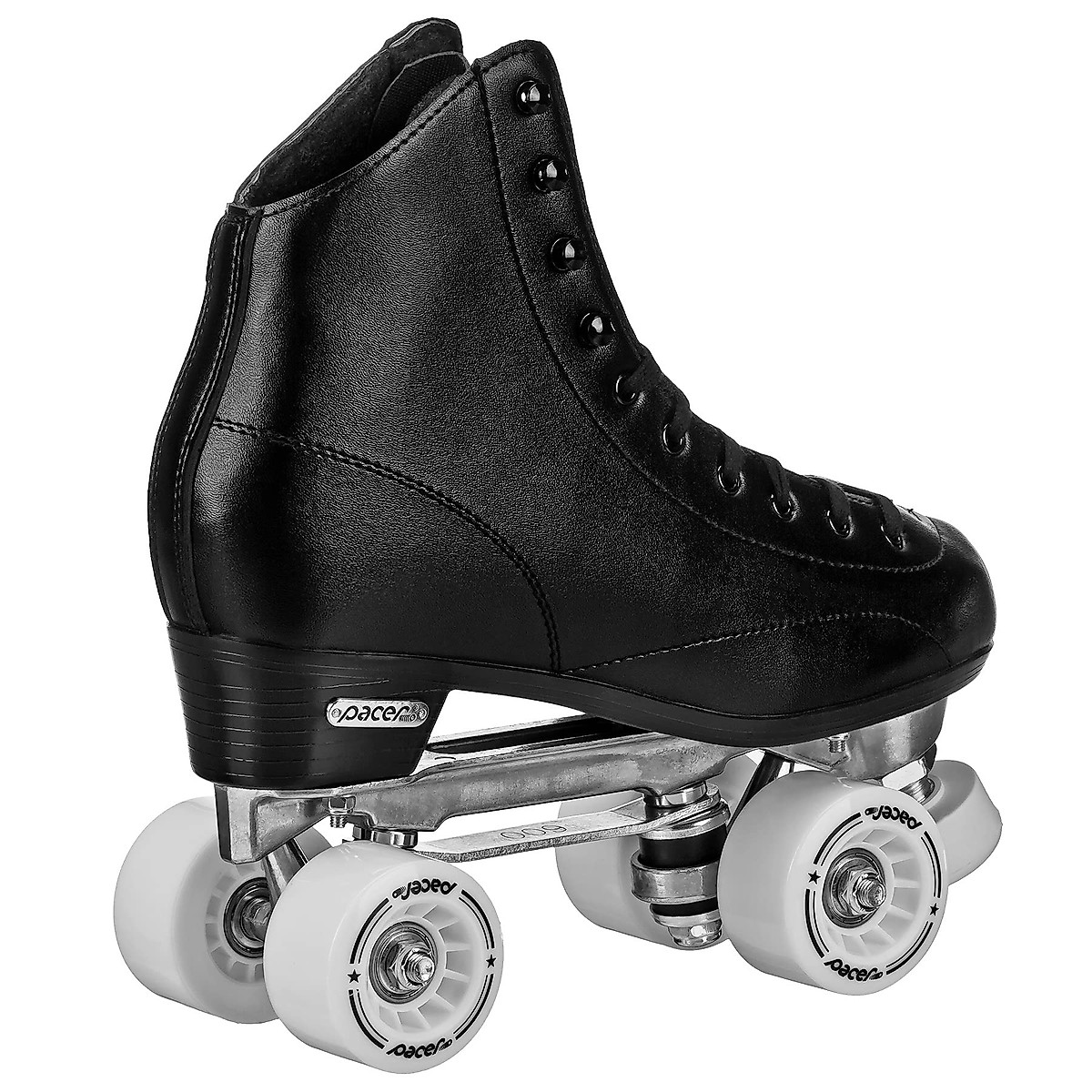 Pacer Stratos Traditional Quad Roller Skates, Black sz 11