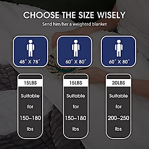 yescool Sherpa Weighted Blanket Twin Size for Adults (48x72 inch, 15 lbs), Soft Fuzzy Fleece Weighted Blanket, Cozy Plush Heavy Blanket Throw for Couch Sofa with Glass Beads, Grey