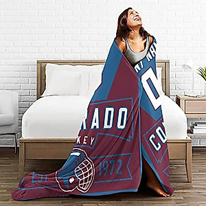 Custom Blanket for Bed Personalized Fans Gift Hockey City Summer Winter Fleece Throw Blankets Add Name and Number Personalized