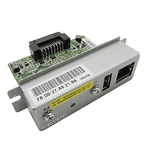 JEM&JULES UB-E04 Ethernet Interface C32C824541 with USB for Epson TM-U220PB T81 U288 T88IV