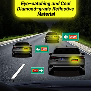 Sukh Student Driver Magnet for Car - Be Patient Student Driver Magnet Boys and Girls New Student Driver Sticker Safety Warning Reflective Signs Reusable Movable 3 Pcs