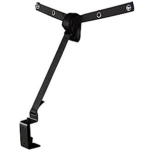 Mount It! TV Safety Straps For Child and Baby Proofing, Anti Tip Prevention and Earthquake Protection, Heavy Duty Metal Connectors, Secures to TV Stand and Walls, Black