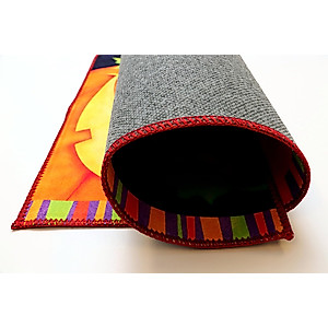 Happy Haunting Olivia's Home Accent Rug Halloween Themed Seasonal Rug 22" x 32"