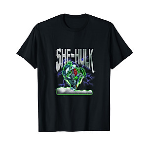 Marvel Comics Retro Classic She-Hulk Motorcycle Ride T-Shirt