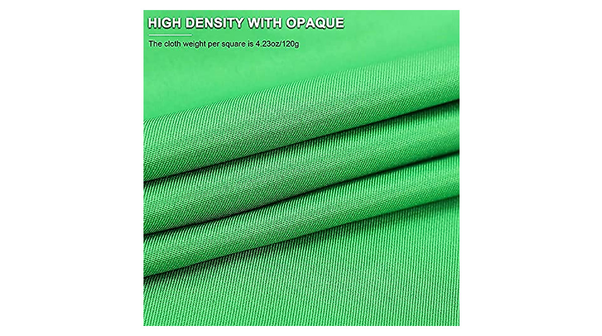 10 X 7 FT Green Screen Backdrop for Photography, Chromakey Virtual ...