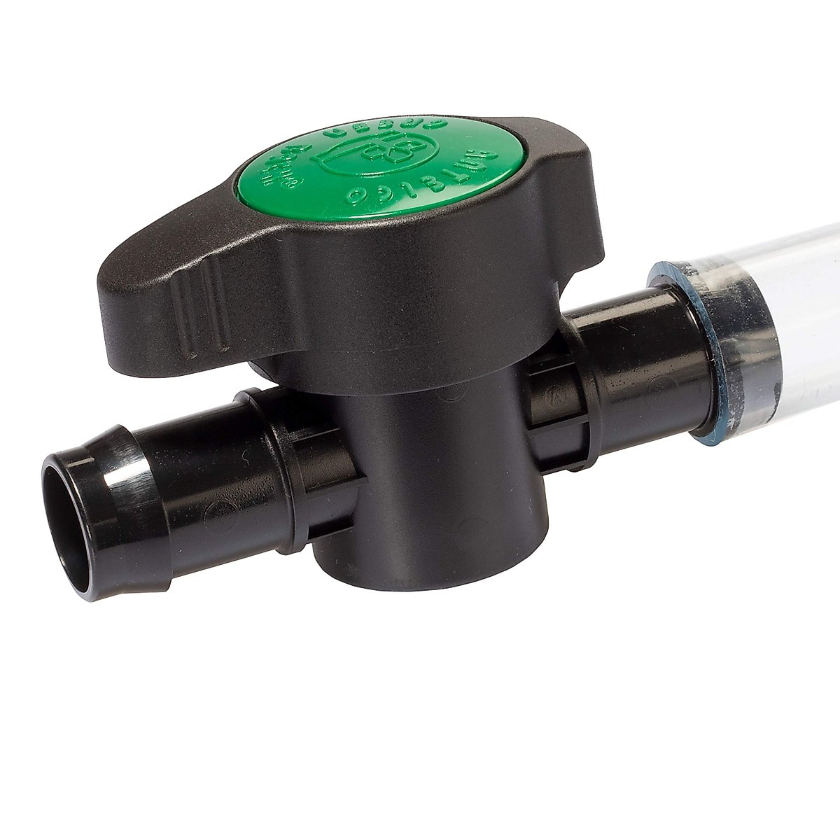 The Original Safety Siphon 1 Inch Barbed Shut Off Valve - Simple On and Off Operation w/O-rings to Prevent Leaking - Splice in Line for Easy Flow Control - Constructed from Wear-Resistant Plastic