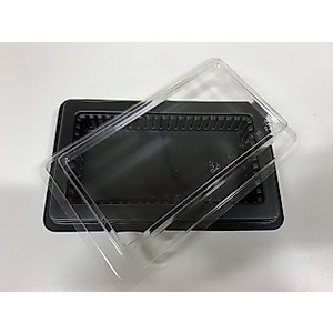 Memory Package Tray with Cover fit 10PCs Long DIMM (DDR4, DDR3, DDR2, DDR Desktop OR Server) ESD Package - Pack of 5 Trays