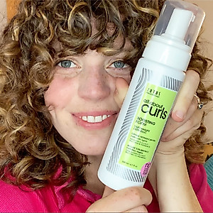 All About Curls Boosting Foam | Lightweight Definition Hold | Curly Hair Products | Volumizing Extra Fullness & Body | All Curly Hair Types | Vegan & Cruelty Free | Sulfate Free | 6.7 Fl Oz