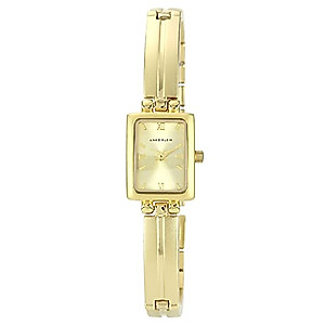 Anne Klein Women's 10-5404CHGB Gold-Tone Dress Watch