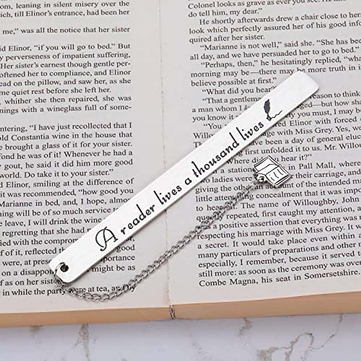 Bookmarks for Women Men Book Lovers Christmas Stocking Stuffers for Teens Girls Reader Bookworm Valentines Day Gifts for Him Her Graduation Birthday Gifts for Best Friend Son Daughter Student Coworker