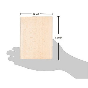 Knife Block For Steak Knives 5 Inch Utility Knives 8 Piece Slot Organizer Durable 100% Natural Wood Holder Storage In Drawer Cabinet Kitchen Centerpiece