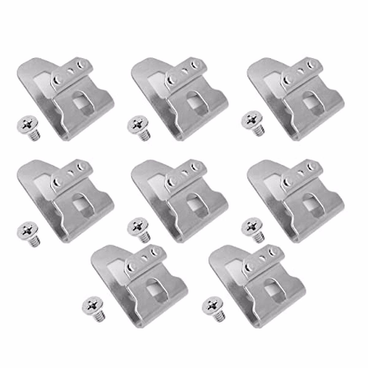 8pcs 42-70-2653 Belt clip Hook free Screw for Milwaukee Compatible with M18 Impact Driver Hammer Drill Replace for 2604-20, 2604-22, 2604-22CT, 2797-22