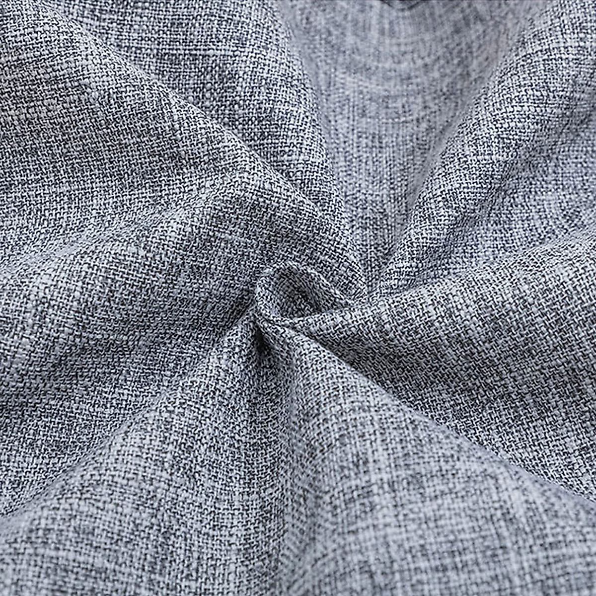 WJXBoos Linen Dining Chair Pads,Custom Size Kitchen Chair Cushion Checkered Japanese-Style Non-Slip with Ties Office Chair Cushion (Coffee,24"*24"*2")