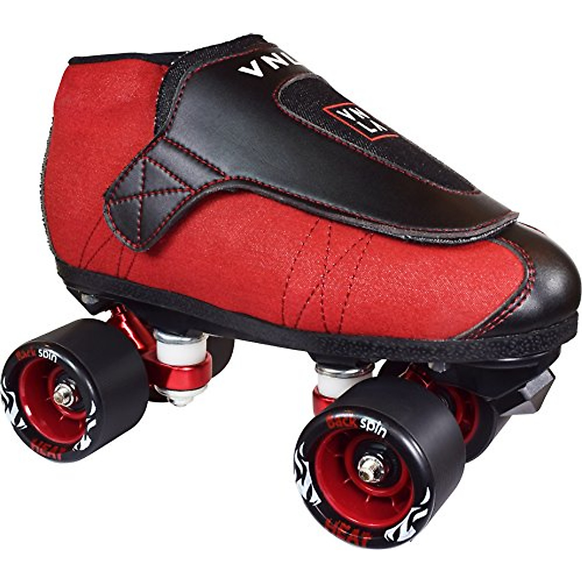 VNLA Junior Code Red Jam Skates for Men and Women - Indoor Unisex Roller Skates for Tricks and Jam Skating- Red/Black (Men 10 / Women 11)