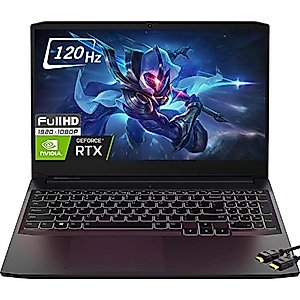 Lenovo Ideapad 3 Gaming 15.6" 120Hz FHD IPS Laptop, 6-Core AMD Ryzen 5 6600H(Beat i7-11700H), GeForce RTX 3050 Graphics, 16GB DDR4 RAM, 1024GB PCIE SSD, Backlit KeyBoard, HDMI CABLE, Win 11 Home, Grey