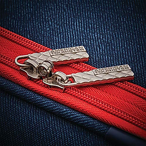 American Tourister Disney Softside Luggage with Spinner Wheels, Minnie Mouse Denim, Checked-Large 28-Inch