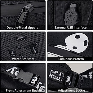 Anime Laptop Backpack for Boys, Kodama School Bags Bookbags for Teen Boys