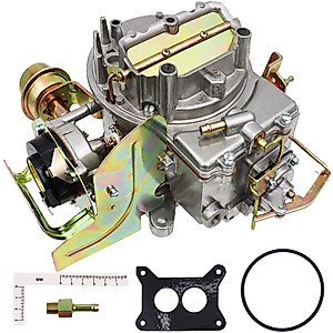 Condgreemee 2 Barrel Carburetor Carb 2100 Carburetor 2150 Carburetor Fits for Ford 289 302 351 Cu Jeep Engine F100 F250 F350 with Electric Choke,Replace Motorcraft/Autolite 2100 2150