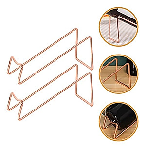 Ipetboom 2pcs Wine Stand Wine Bottle Rack Stand Storage Wine Display Rack Stylish Wine Bottle Organizer Desktop Stand Wine Bottle Display Holder Iron Wire Rack 3l