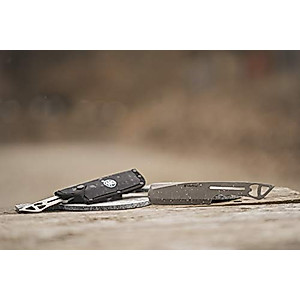 Smith & Wesson 10in Throwing Cleavers with Full Tang Stainless Steel Design, Bottle Opener and Nylon Sheath for Recreation and Competition