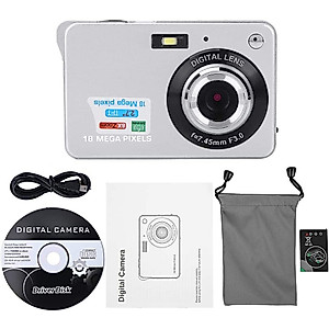 Digital Cameras for Kids Digital Video Camera, Full HD 1080P Video Recorder, 2.7" Screen Rechargeable Pocket Camera Built-in Microphone, Different Scene for Beginners