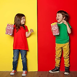 302 Pieces Popcorn Machine Supplies Bundle Includes Stainless Steel Popcorn Scoop, Popcorn Seasoning Dredge Shaker, 300 Pcs 1 oz Popcorn Bags for Home Kitchen Theater Movie Use