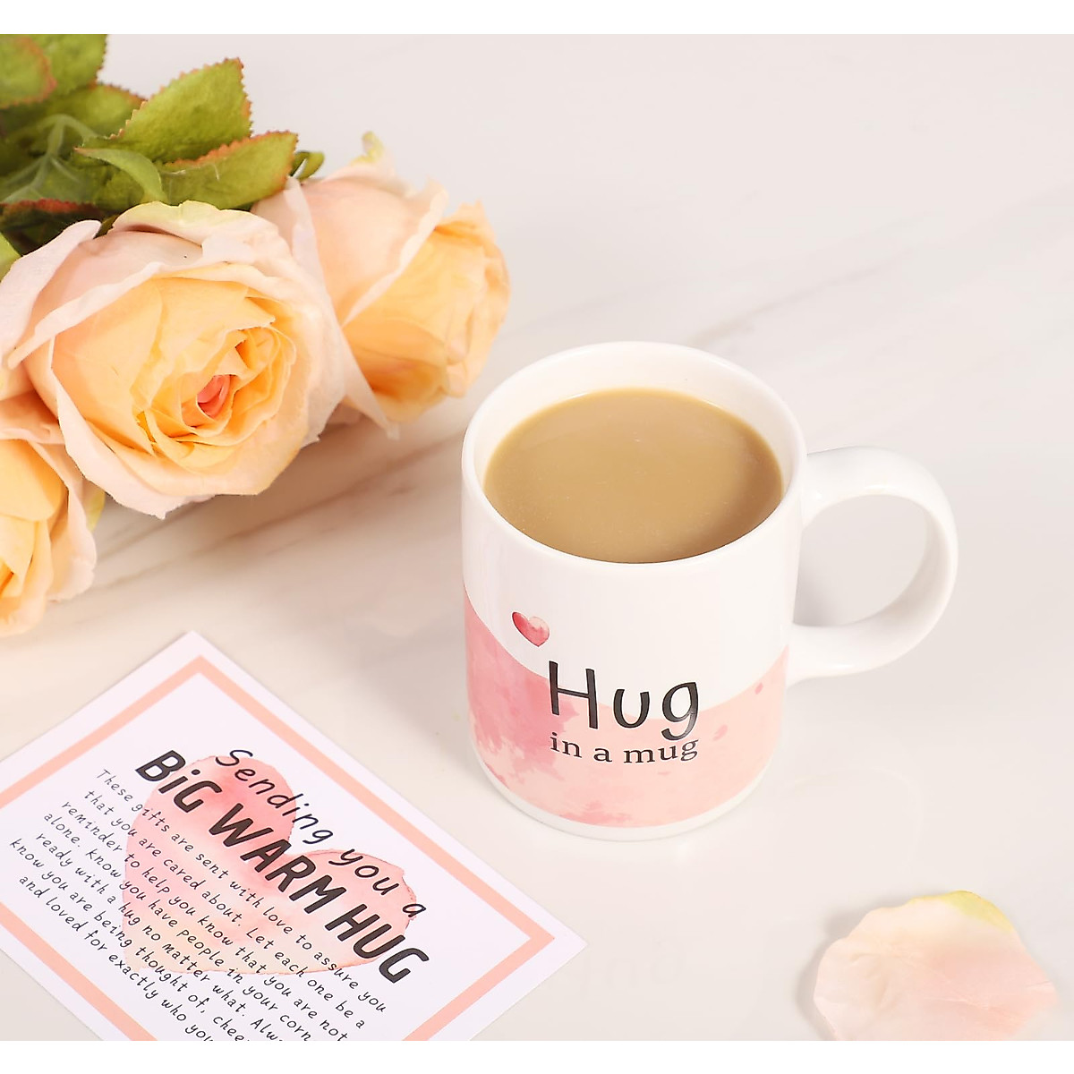 LESEN Sending Hugs Care Package Gifts for Women,Get Well Soon Grief Gifts Box for Friends,Feel Better Comfort Sympathy Thinking of You Gifts Basket