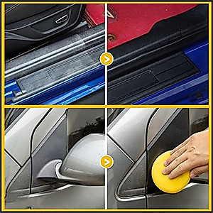 Meine Plastic Parts Refurbish Agent, Plastic Parts Refurbish Agent Car Exterior Restorer, Car Plastic Parts Refurbish Agent, Automotive Interior Plastic Part Retreading (5Pcs)