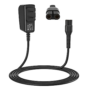 Electric Shaver 4.3V Adapter Power-Supply Cord, Shaver Charger Power Cord for Philips A00390 4.3V 70mA for Philips Norelco oneblade Charger QP2520 Compatible with QP2520/90, QP2520/70, QP2520/72