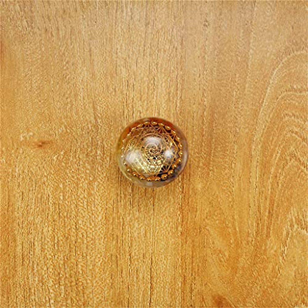 BITACS 6 Piece Chakra Symbol Cabinet Knob with Screws Chakra Healing Stone Dresser Drawer Knob Pull (Color : Argento, Size : As The Picture Shows)