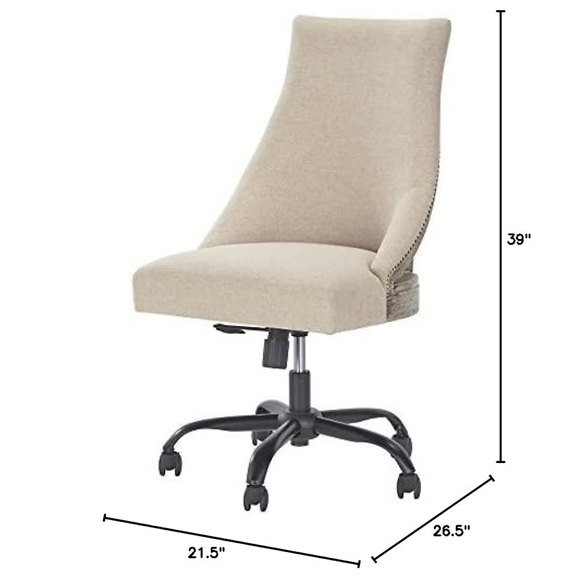 Signature Design by Ashley Office Program Swivel Desk Chair, Beige