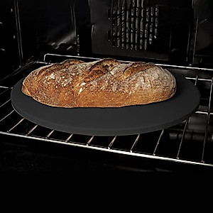 Pizza Stone Bread Baking Stone 13 Inch, Round Pizza Plate, Thermal Shock Resistant, Durable and Safe, Pizza Stone for Oven for Oven/BBQ/Air Fryer