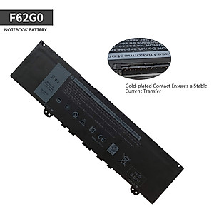 SWEALEER F62G0 Laptop Battery Replacement for Dell Inspiron 13 5370 7000 7370 7373 7380 7386 P83G P83G001 P83G002 P87G P87G001 Vostro 13 5370 D1525S D1505G R1605S D2505G Series F62GO RPJC3 39DY5