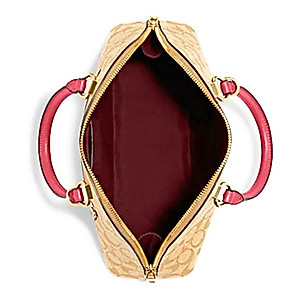 Coach Katy Satchel In Signature Canvas