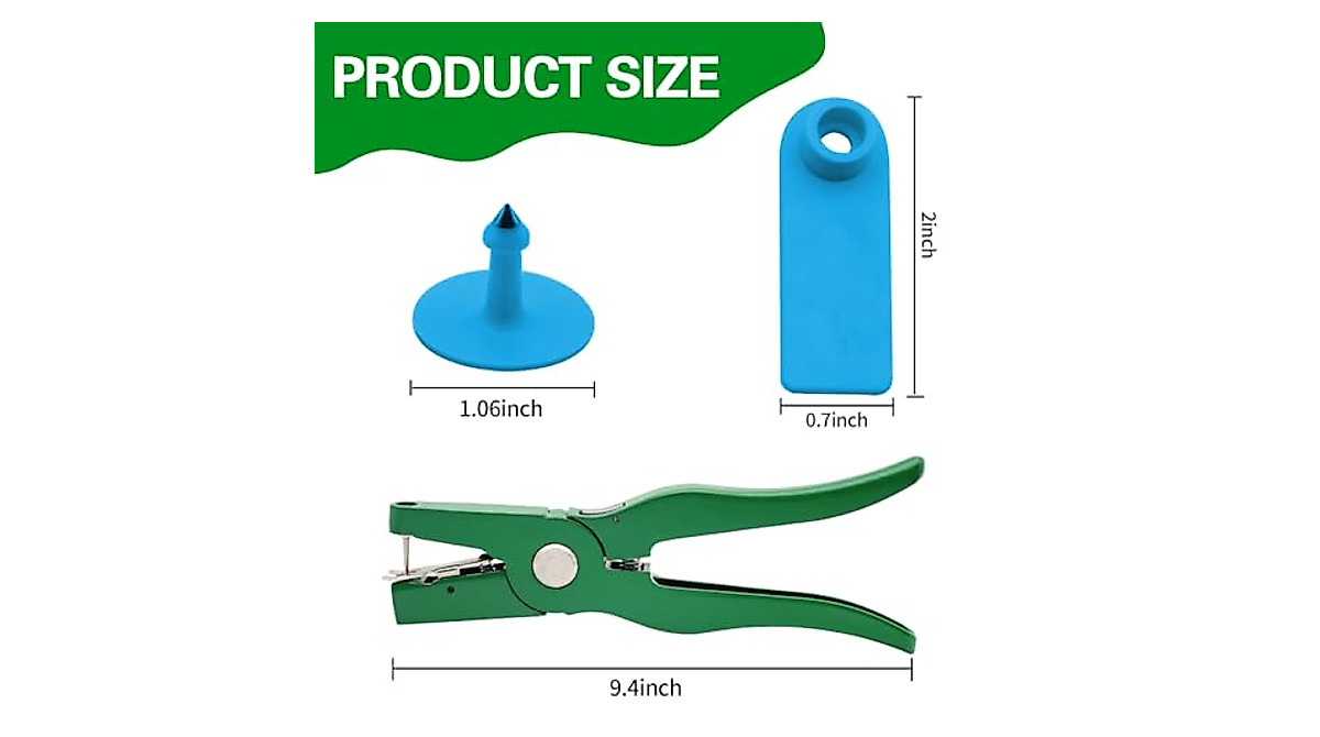 Sheep Ear Tag Kit with Applicator - Durable & Easy to Use