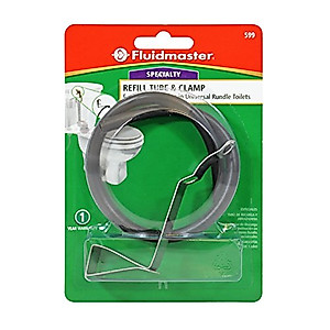 Fluidmaster 599 Refill Tube and Clamp Replacement , Black