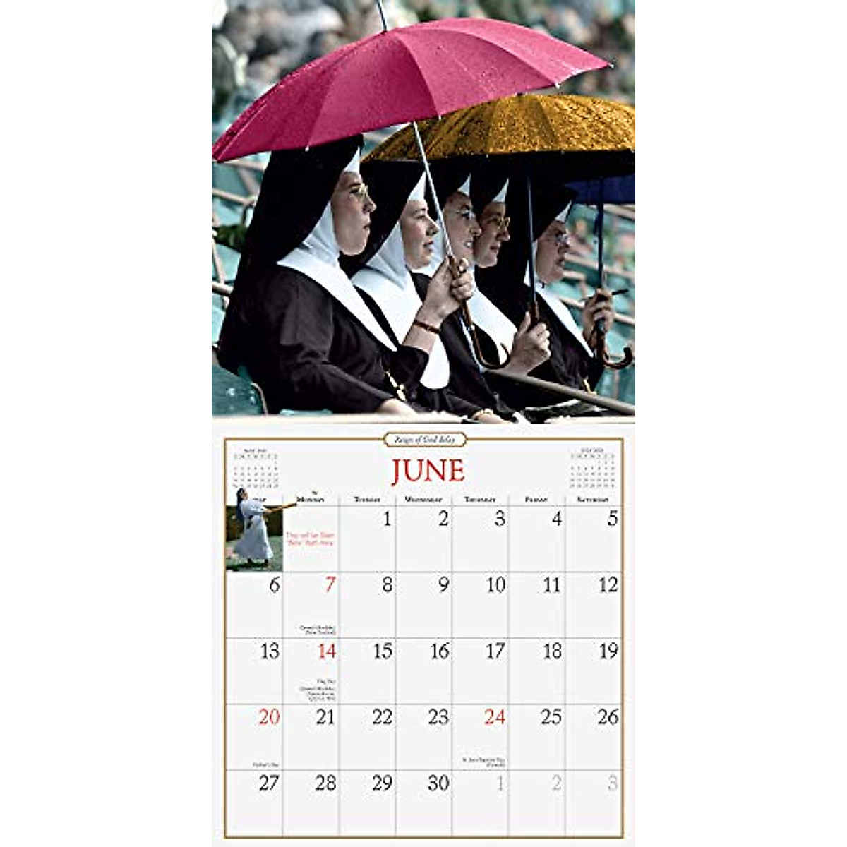 Nuns Having Fun Wall Calendar 2021