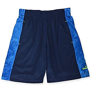 Spalding Boys Storm Performance Athletic Basketball Short, Dark Navy, 14/16