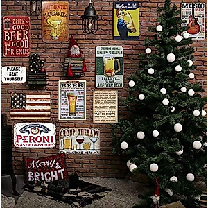 QICH Drink Nuka Cola Retro Tin Metal Sign Personalized Poster Decorative Wall Plaque Garage, Bar, Club, Living Room, Bedroom, 8×12 Inches